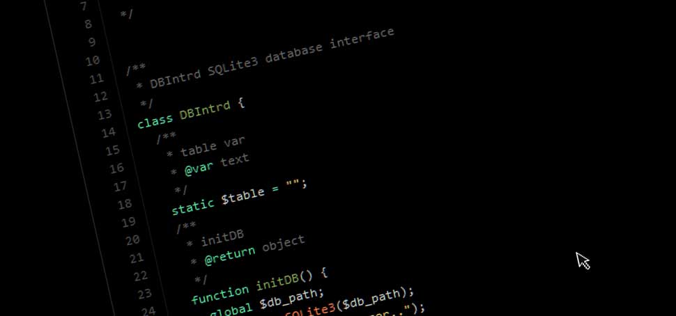 Sqlite Dbintrd Simple Php Framework For Sqlite3 Databases